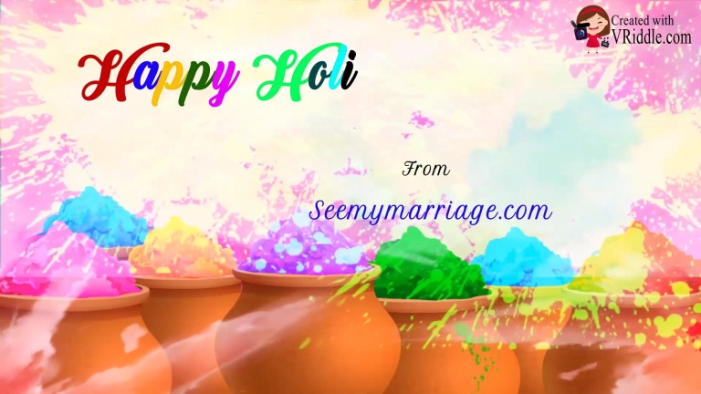 Colorful Holi Day – Animated Greeting Video – VRiddle