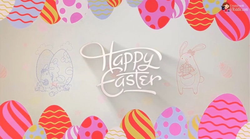 Create, Make a Happy Easter Greeting Wishes Videos – VRiddle