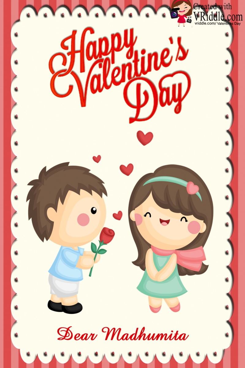 Cute Love Proposal Theme Valentine Greeting Card – VRiddle